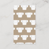 Baby Shower Cloth Diaper Raffle Tickets Taupe Tan Enclosure Card | Zazzle