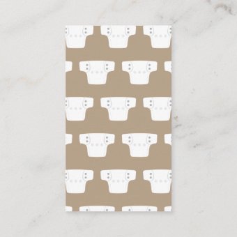 Baby Shower Cloth Diaper Raffle Tickets Taupe Tan Enclosure Card | Zazzle