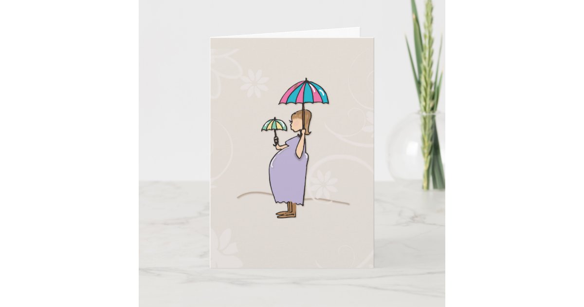 Baby Shower Congratulations Pregnant Mom Card | Zazzle