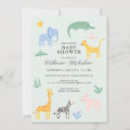 BABY SHOWER | Cute Wildlife Baby Animals Invitation | Zazzle