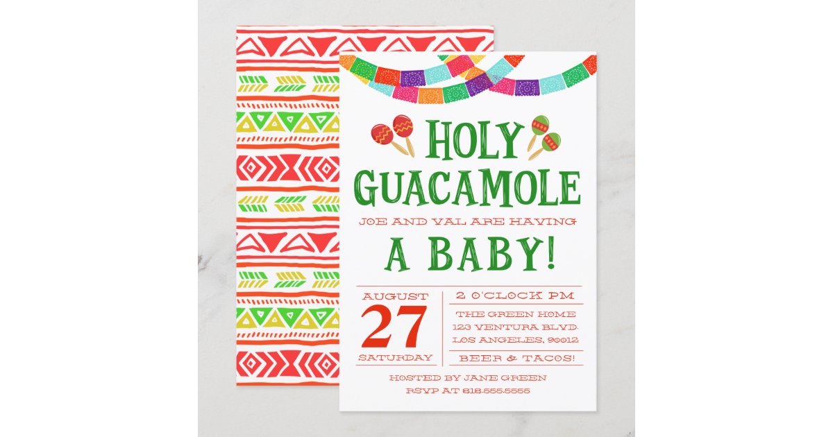 BABY SHOWER FIESTA INVITATION | Zazzle