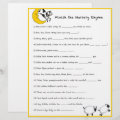 Baby Shower Game - Finish the Nursery Rhyme | Zazzle