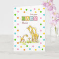 Baby Shower Giraffe Congratulations Card | Zazzle