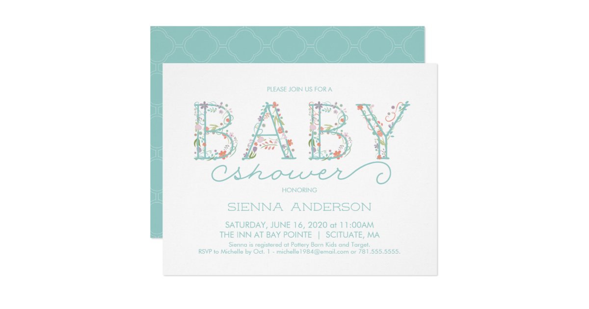 Baby Shower Invitation - Custom Invite | Zazzle.com