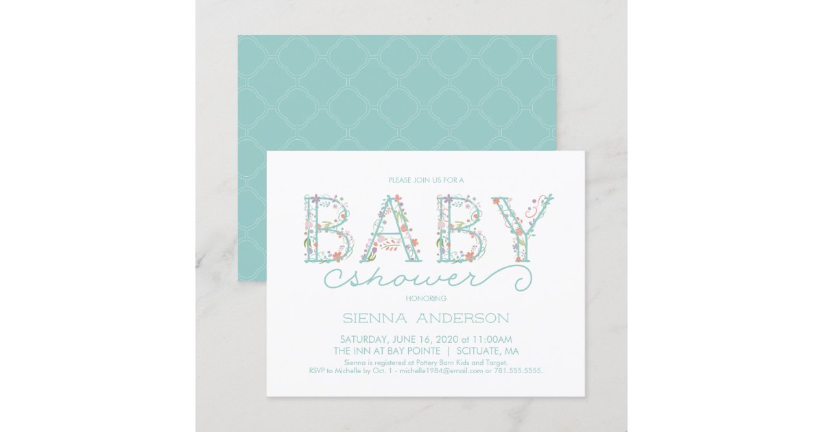 Baby Shower Invitation - Custom Invite | Zazzle