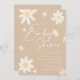 Baby Shower Invitation Daisy Beige | Zazzle