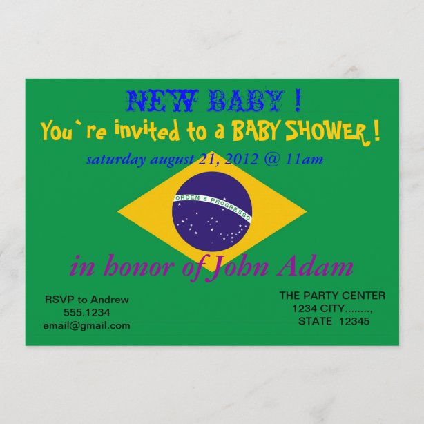 Brazilian Invitations | Zazzle