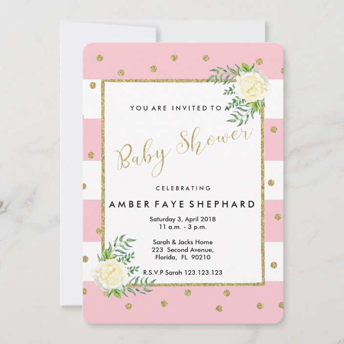baby shower invite, new baby, welcome party invitation | Zazzle.com