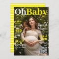 Baby Shower Magazine Cover Invitation | Zazzle