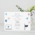 Baby Shower Mail and Zoom Baby Shower Celebration Invitation | Zazzle
