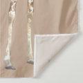 Baby shower modern giraffe elegant typography tape tapestry | Zazzle