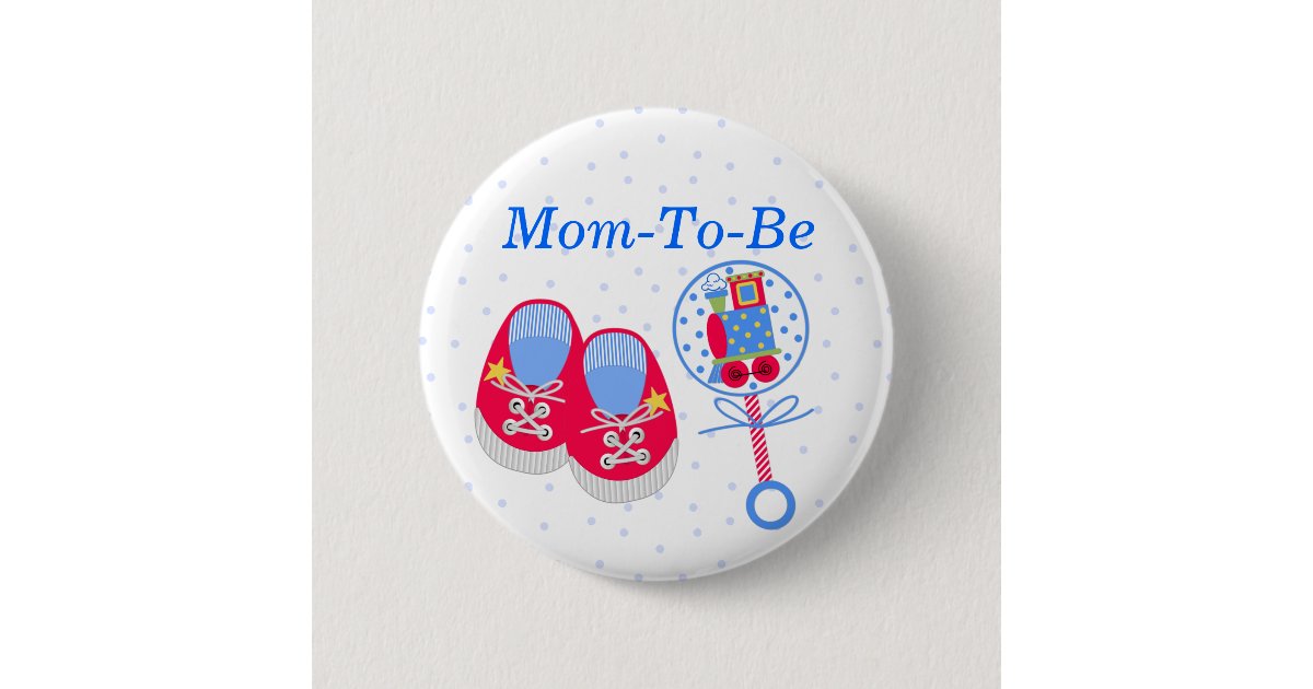 Baby Shower Mommy Pin Button | Zazzle