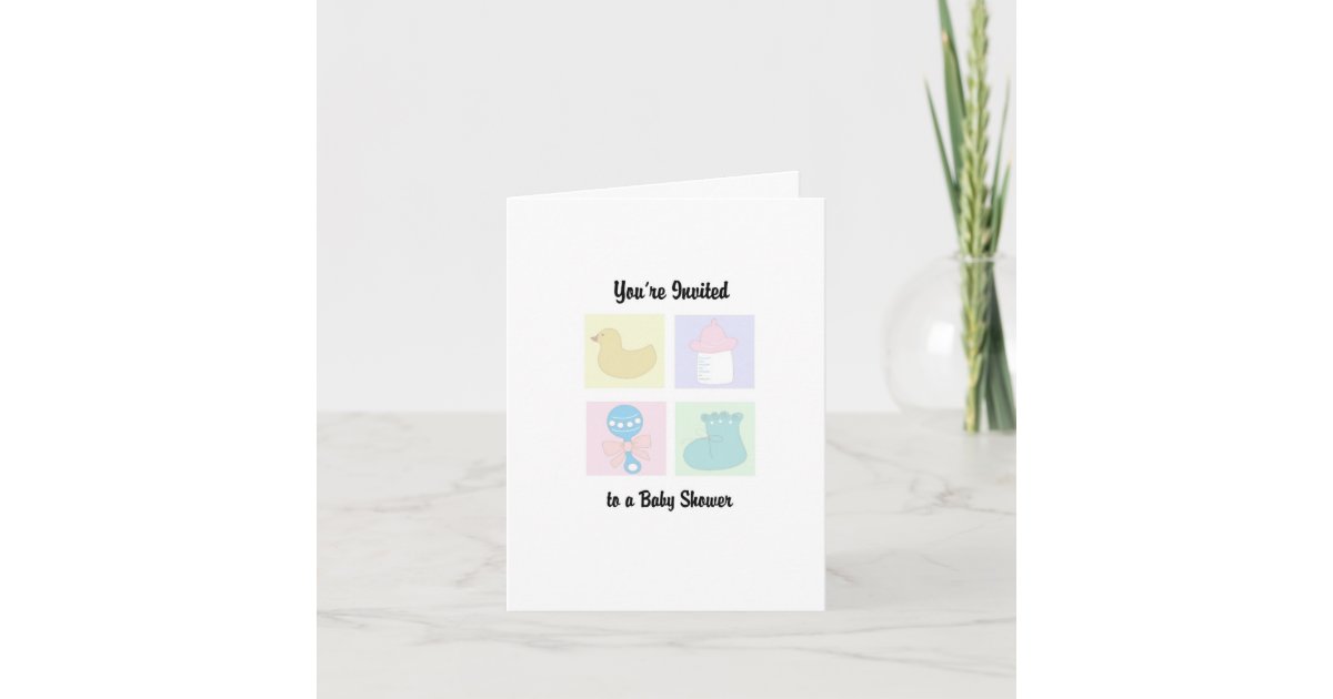 Baby Shower Note Card | Zazzle