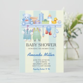 Baby Shower Nursery Invitations | Zazzle