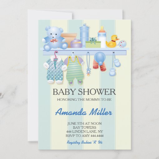 Baby Shower Nursery Invitations | Zazzle