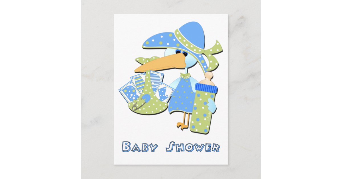 Baby Shower Post Card | Zazzle