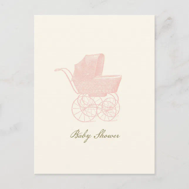 Baby Shower Postcard | Zazzle