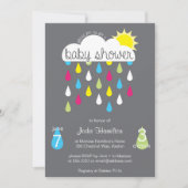 Baby Shower Rain Cloud Invitation | Zazzle