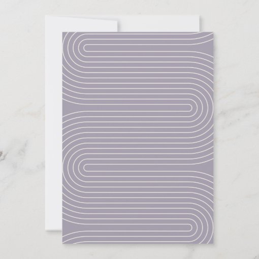 Baby shower script modern elegant lilac purple invitation | Zazzle