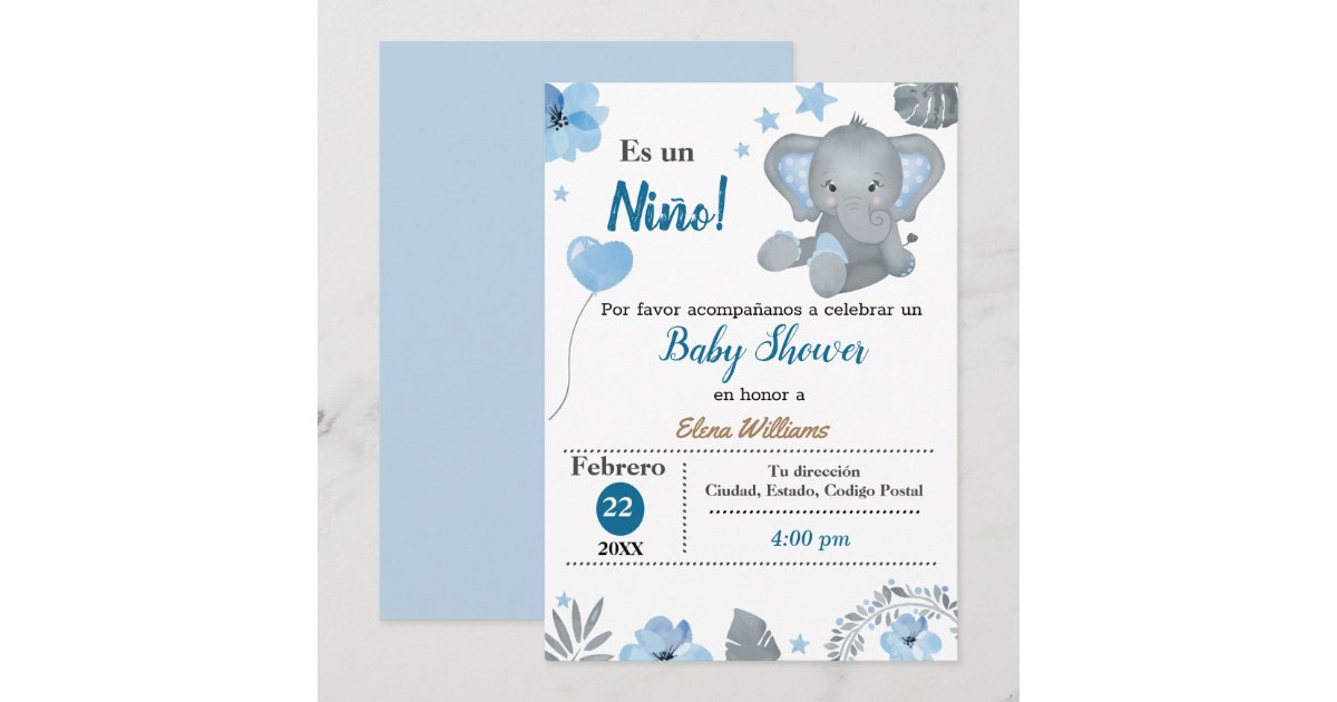 Baby shower-Spanish Invitation | Zazzle