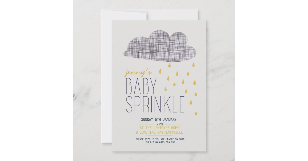 BABY SHOWER SPRINKLE INVITATION | Zazzle