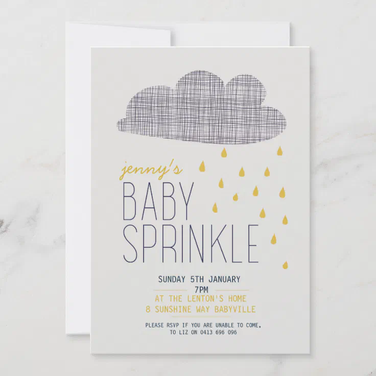 BABY SHOWER SPRINKLE INVITATION | Zazzle