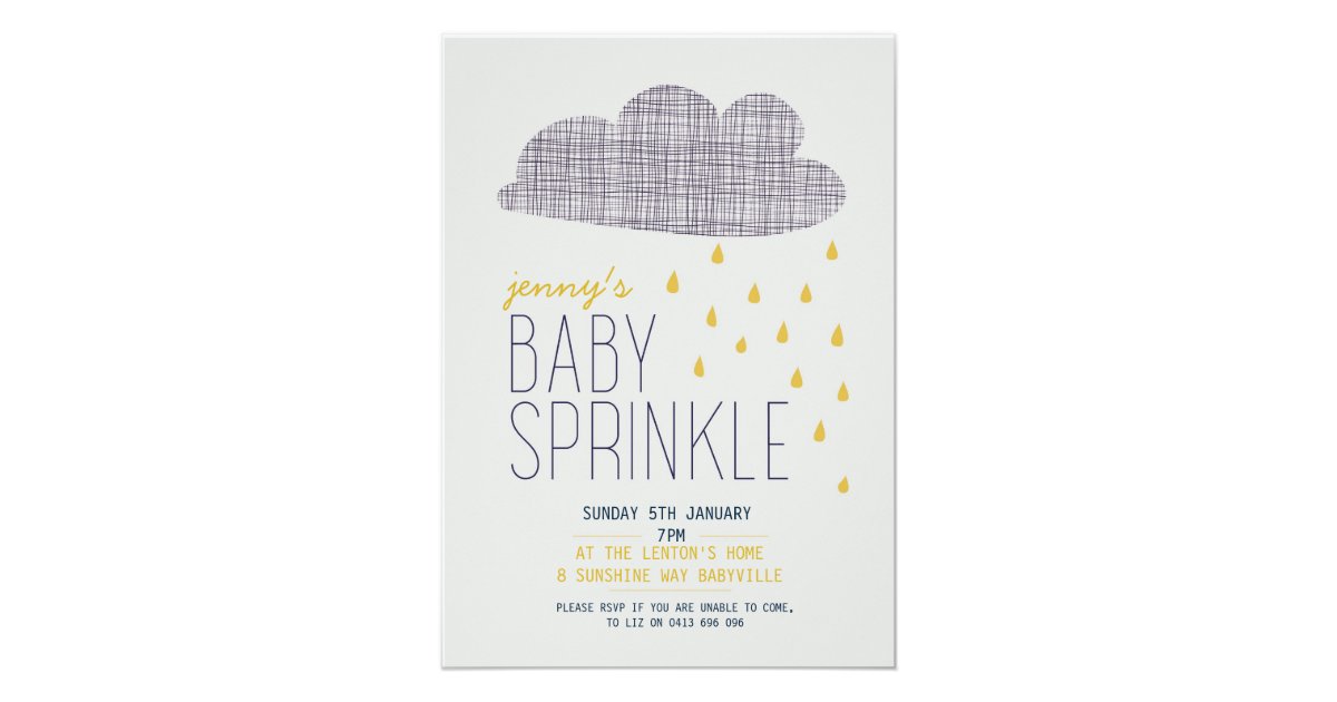 BABY SHOWER SPRINKLE INVITATION | Zazzle.com
