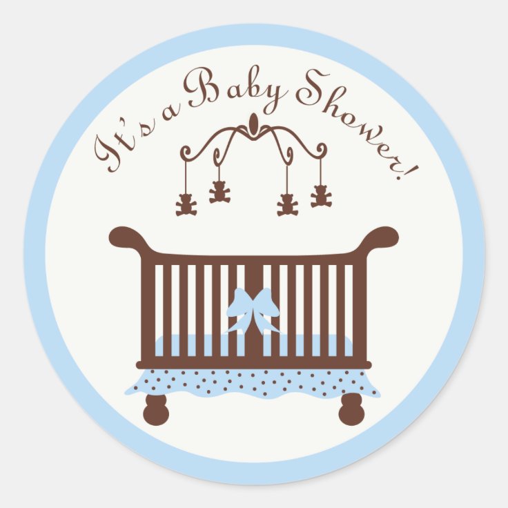 Baby Shower Sticker | Zazzle