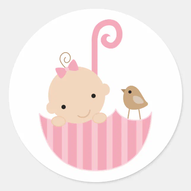Baby Shower Stickers | Zazzle