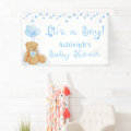 Baby Shower Teddy Bear Blue Balloons IT'S A BOY Banner | Zazzle