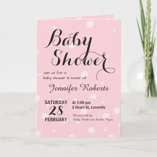 Baby Shower with Diaper Raffle Invitation | Zazzle