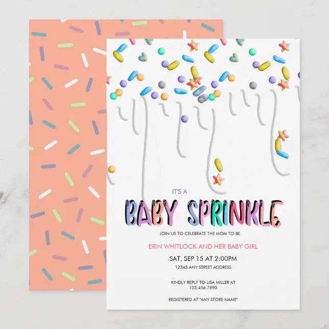 Baby Sprinkle Invitations | Zazzle