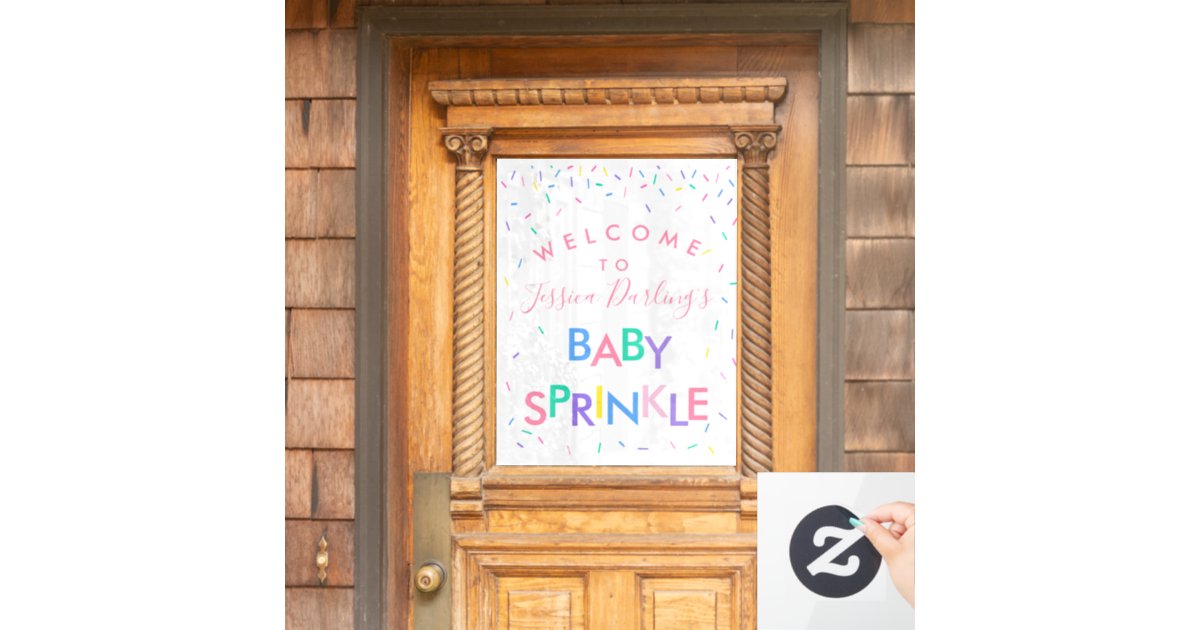 Baby Sprinkle Welcome Sign | Zazzle