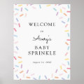 Baby Sprinkle Welcome Sign | Zazzle