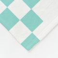 BABY Teal Blue Quilt Shower Party Fleece Blanket | Zazzle