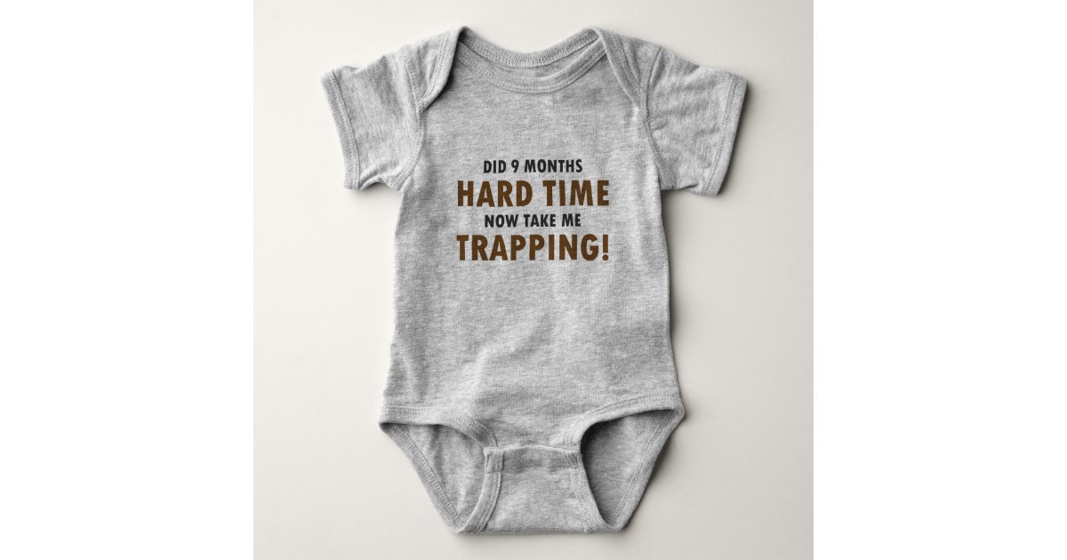 Baby Trapping Trapper Jersey Bodysuit Shirt | Zazzle