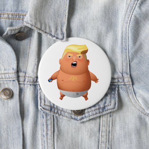 Baby Trump Button | Zazzle