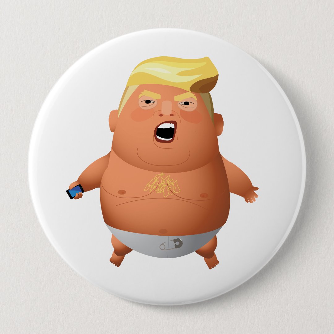 Baby Trump Button | Zazzle