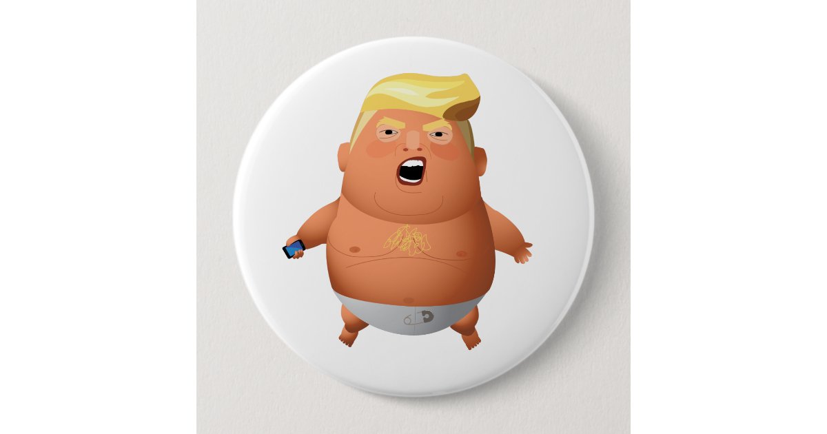 Baby Trump Button | Zazzle