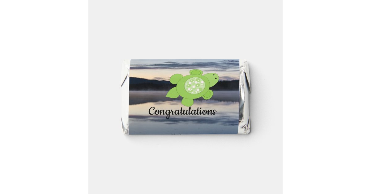 Baby Turtle Congratulations Hershey's Miniatures | Zazzle