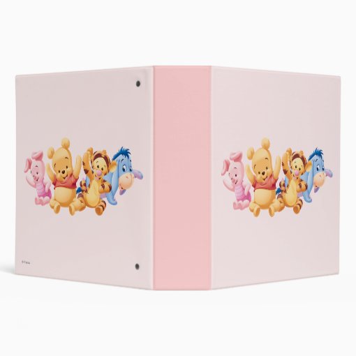 Baby Winnie the Pooh & Friends 3 Ring Binder | Zazzle