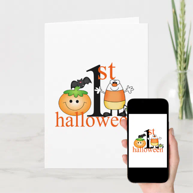 Baby's 1st Halloween Card | Zazzle