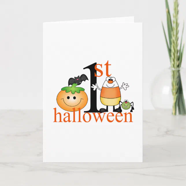 Baby's 1st Halloween Card | Zazzle