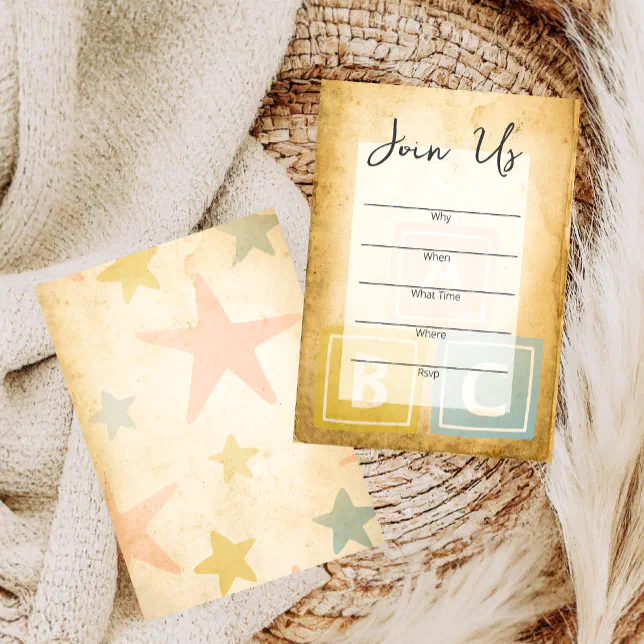 Baby's Birthday Party Fill In the Blank Invitation | Zazzle