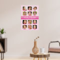 BABY'S FIRST 12 MONTHS BIRTHDAY KEEPSAKE girl Poster | Zazzle