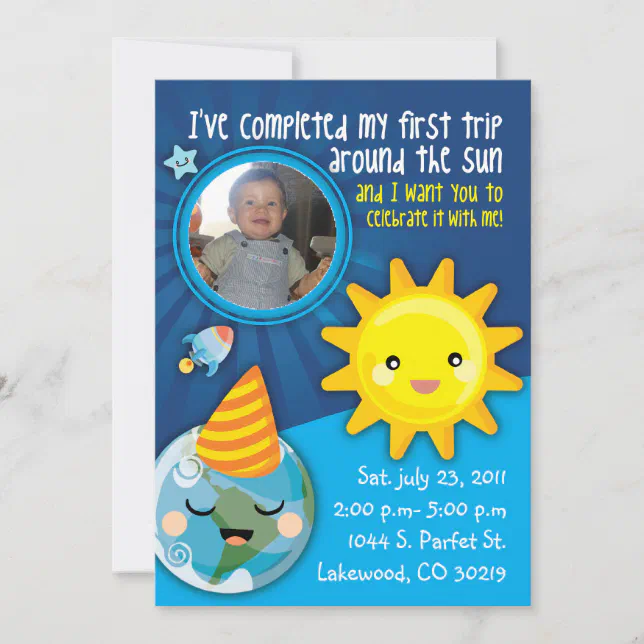 BABYS FIRST BIRTHDAY INVITATION | Zazzle