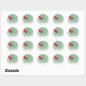 Baby's First Christmas Sticker | Zazzle