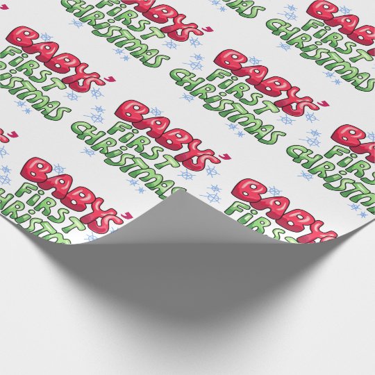 Baby's First Christmas Wrapping Paper | Zazzle.com
