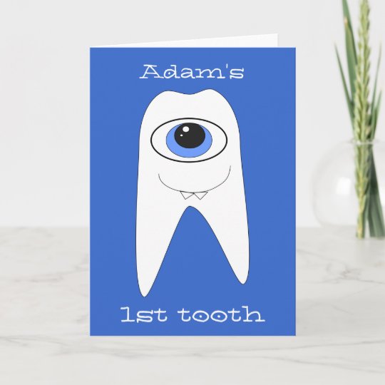 Baby's First Tooth Card | Zazzle.com