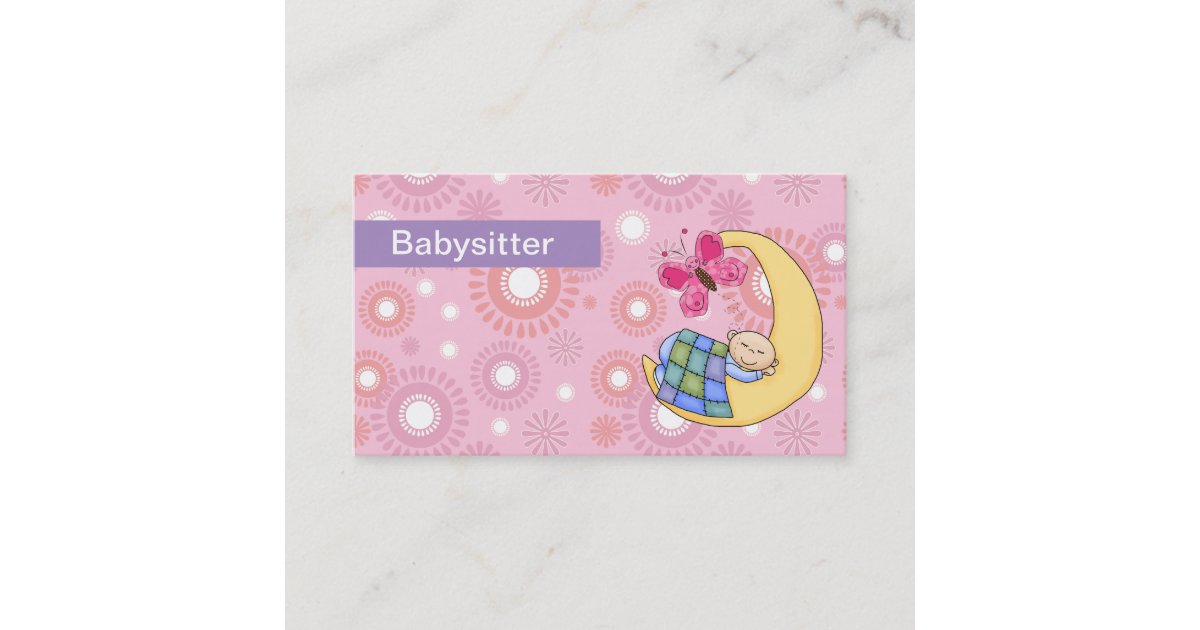 Babysitting Business Cards | Zazzle